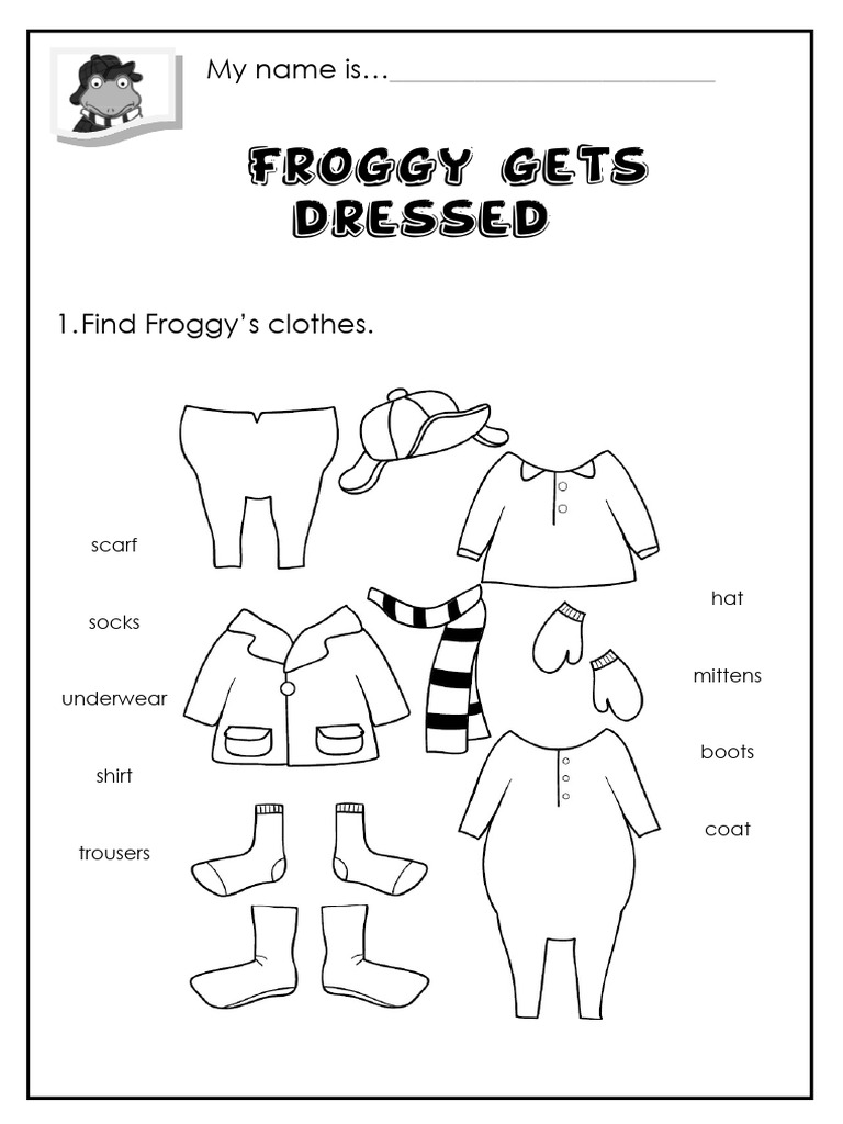 Froggy Gets Dressed | PDF