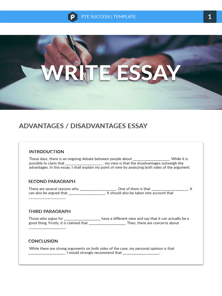 Pte Success Write Essay-1 | PDF | Essays | Argument