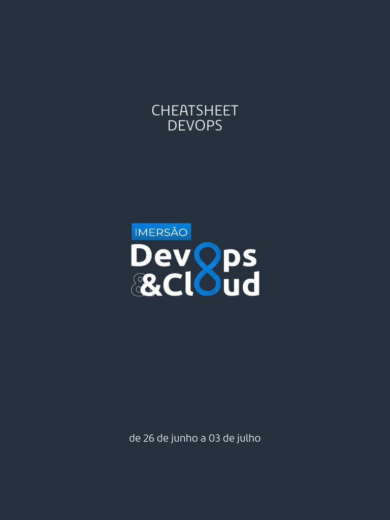 Devops Cheatsheet Pdf Gestão De Tecnologia Da Informação Tecnologia Da Informação 