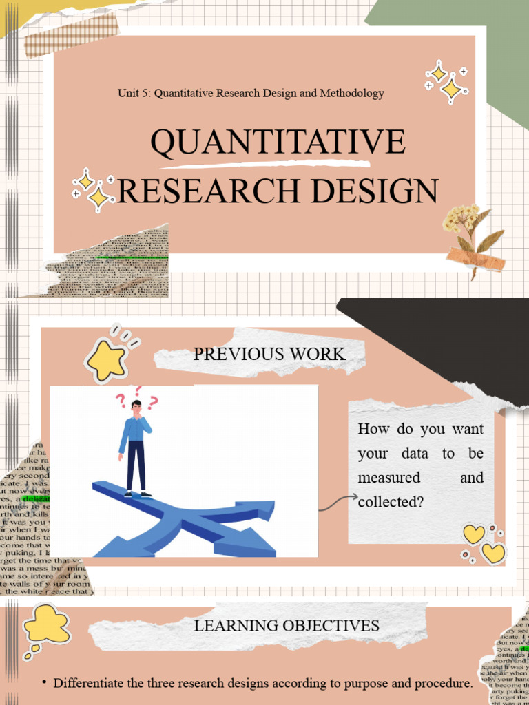 Lesson 1 Quantitative Research Design | PDF | Quantitative Research ...