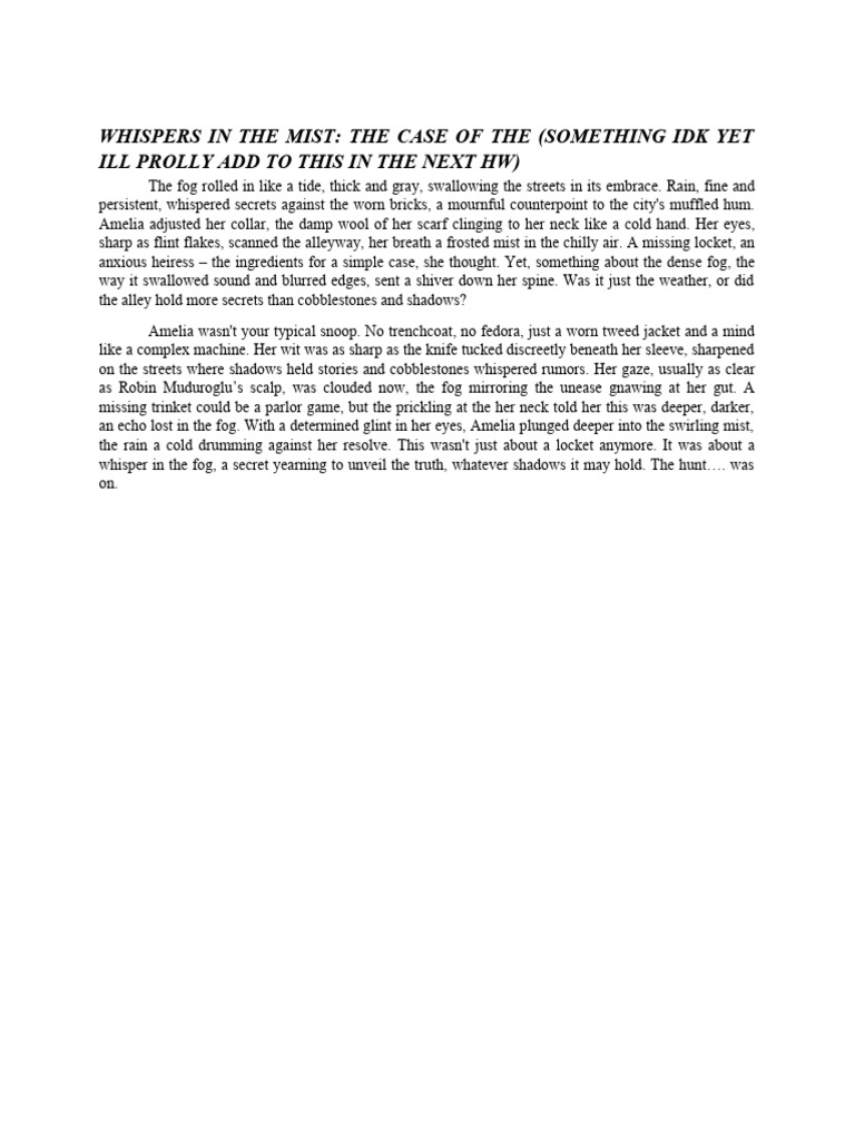 Whispers in The Mist | PDF | Poetry