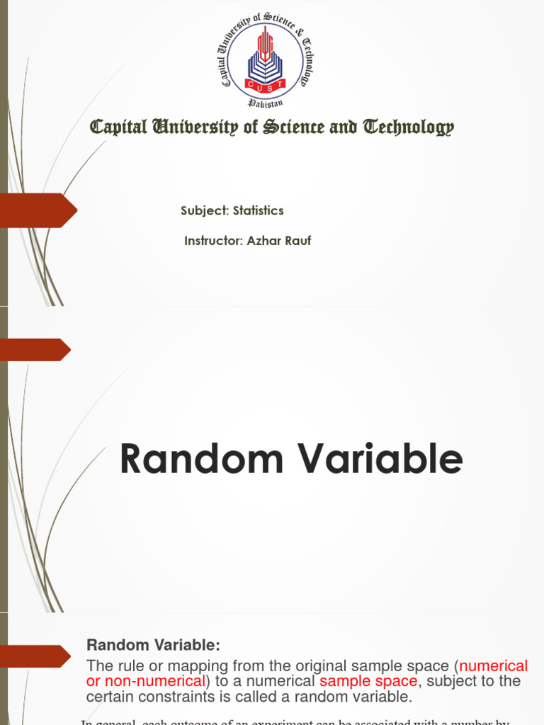 Continuous Random Variables | PDF | Probability Distribution | Probability Density Function