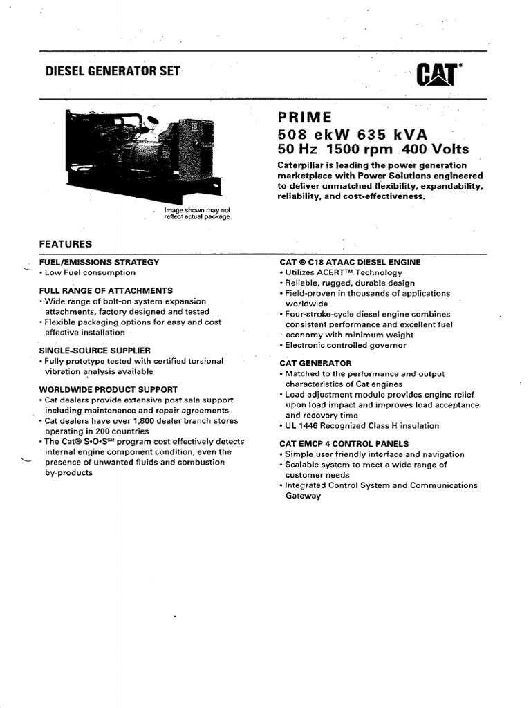 C-18 Spec. Shhet | PDF