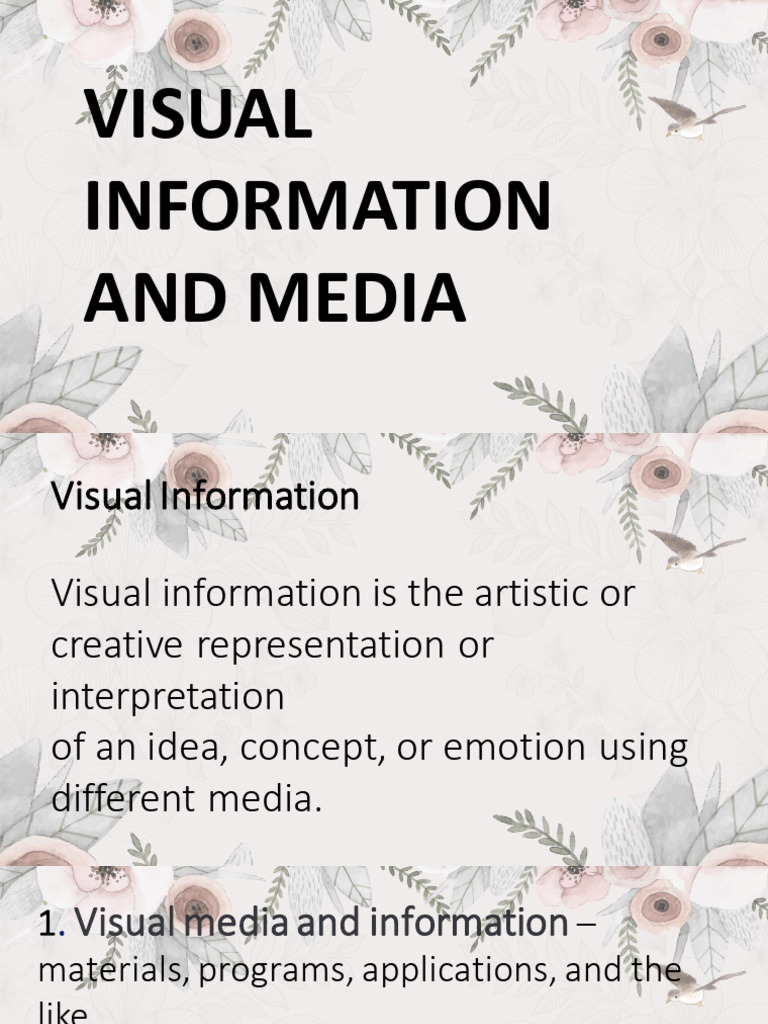 Visual Mil Report | PDF | Composition (Visual Arts) | Vision