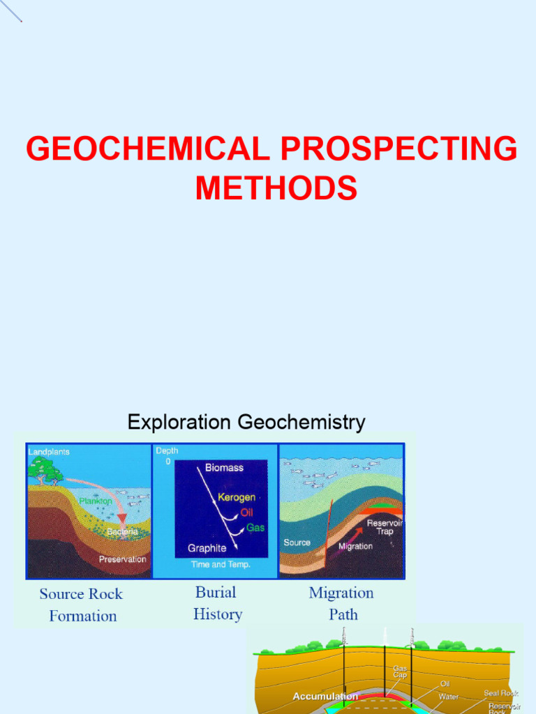 Geo Chem Prospecting Methods - 1 | Download Free PDF | Petroleum | Buoyancy
