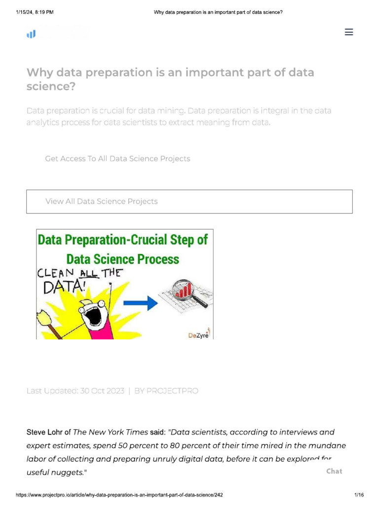 Data Preparation | PDF