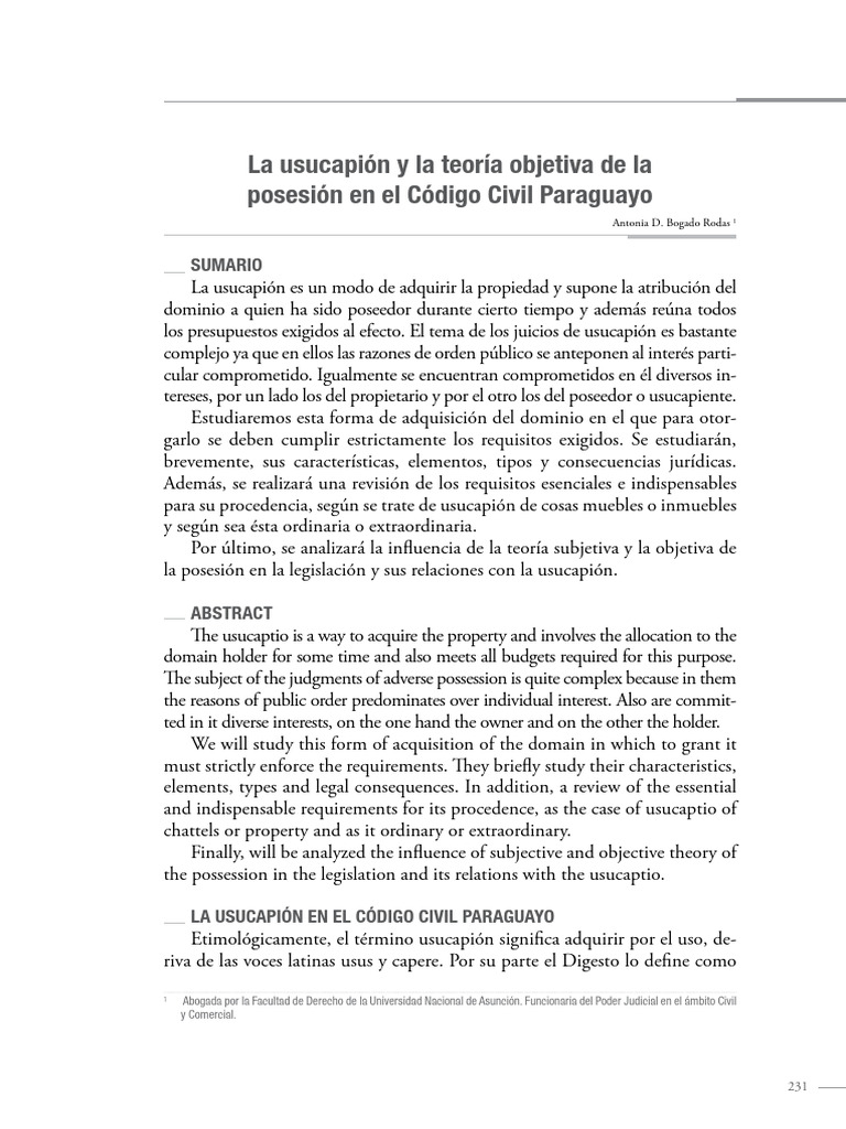 RJ 2016 231 241 Antonia D. Bogado Rodas | Descargar gratis PDF ...