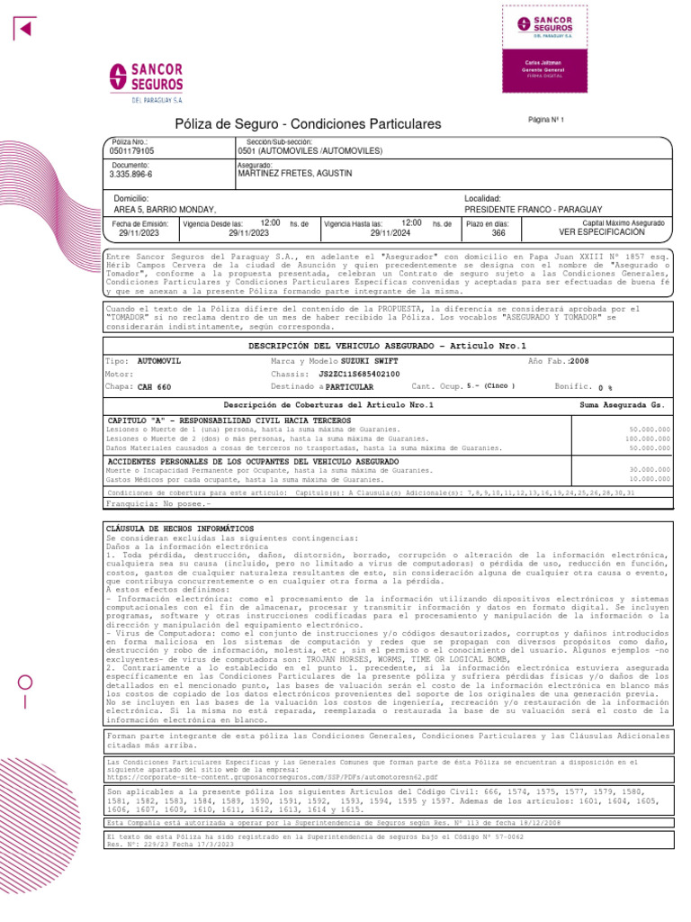 Bajar Po Liza | PDF | Póliza de seguros | Seguro