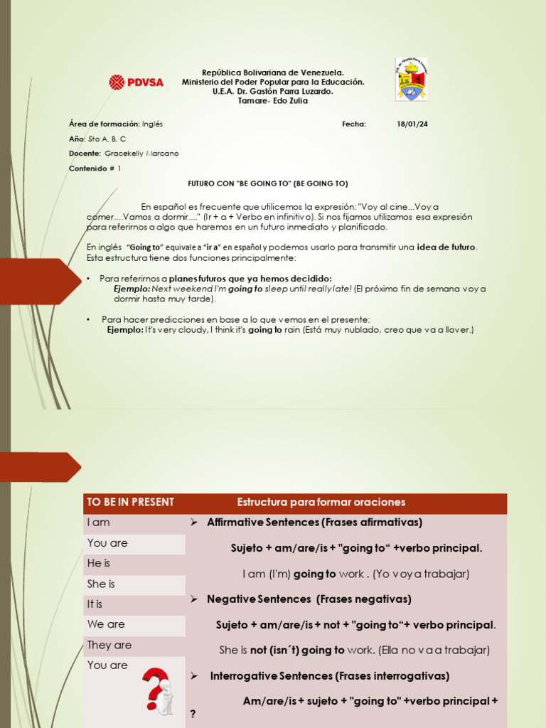 Going To 5to Año Segundo Lapso | PDF | Lingüística