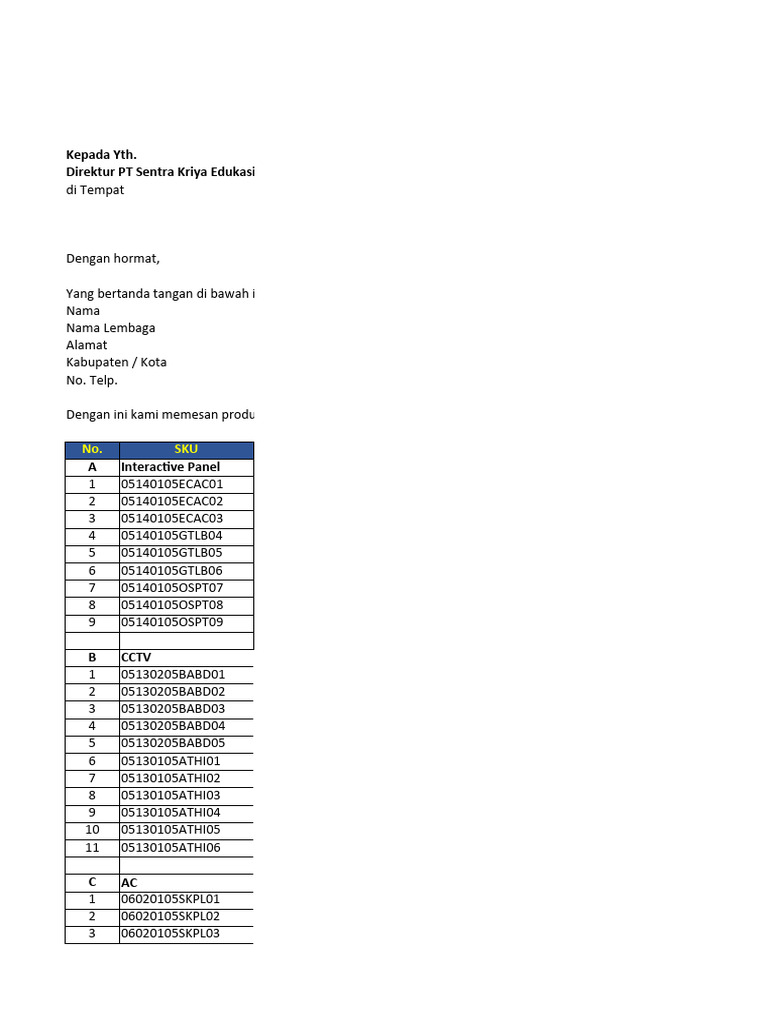 Zona 1 SP Electrical PT SKE 2024 | PDF