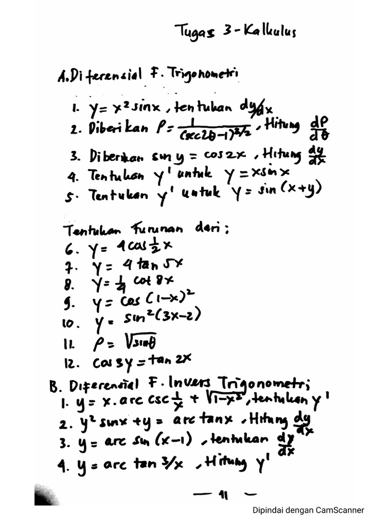 Tugas 3 Kalkulus | PDF