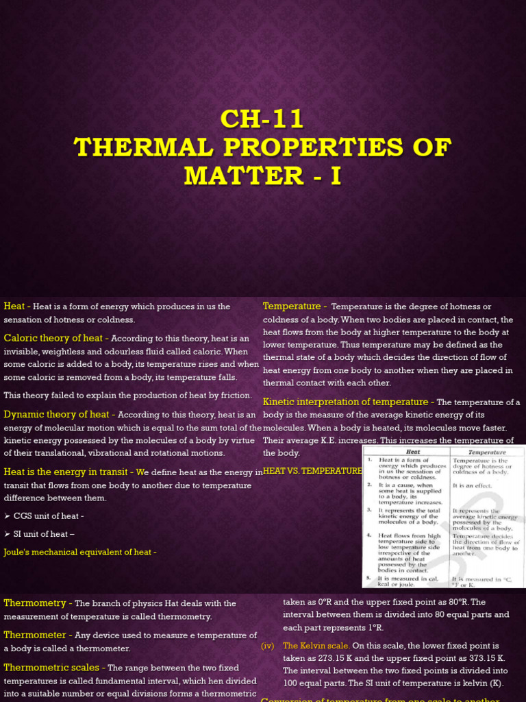 CH 11 | PDF | Thermal Expansion | Temperature
