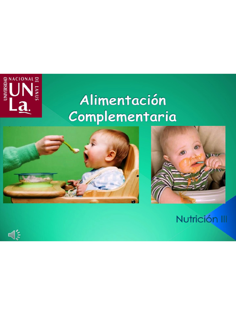 Alimentación Complementaria - Ok | PDF