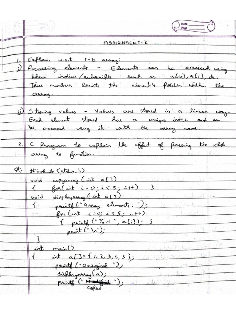 POP Assignment | PDF