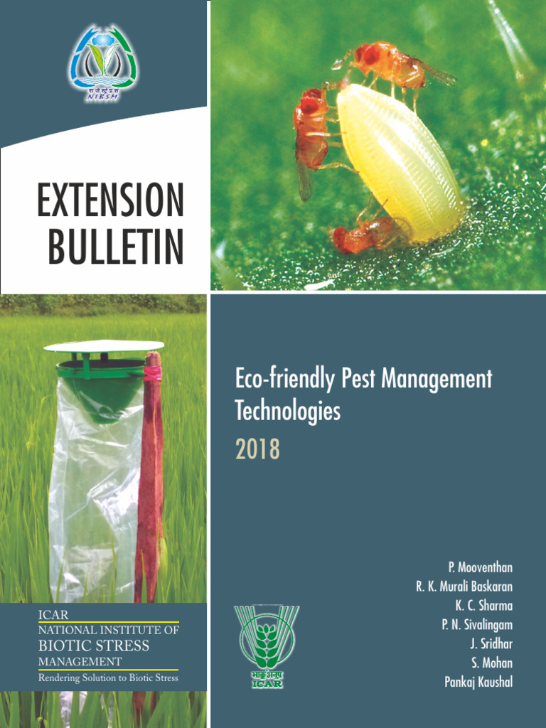 Extension Bulletin FINAL 05.10.2018 | PDF | Pest (Organism ...