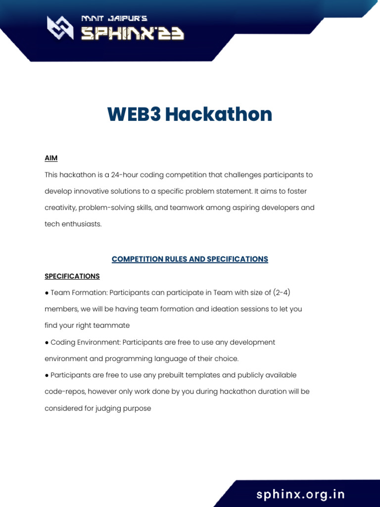WEB3 Hackathon | PDF