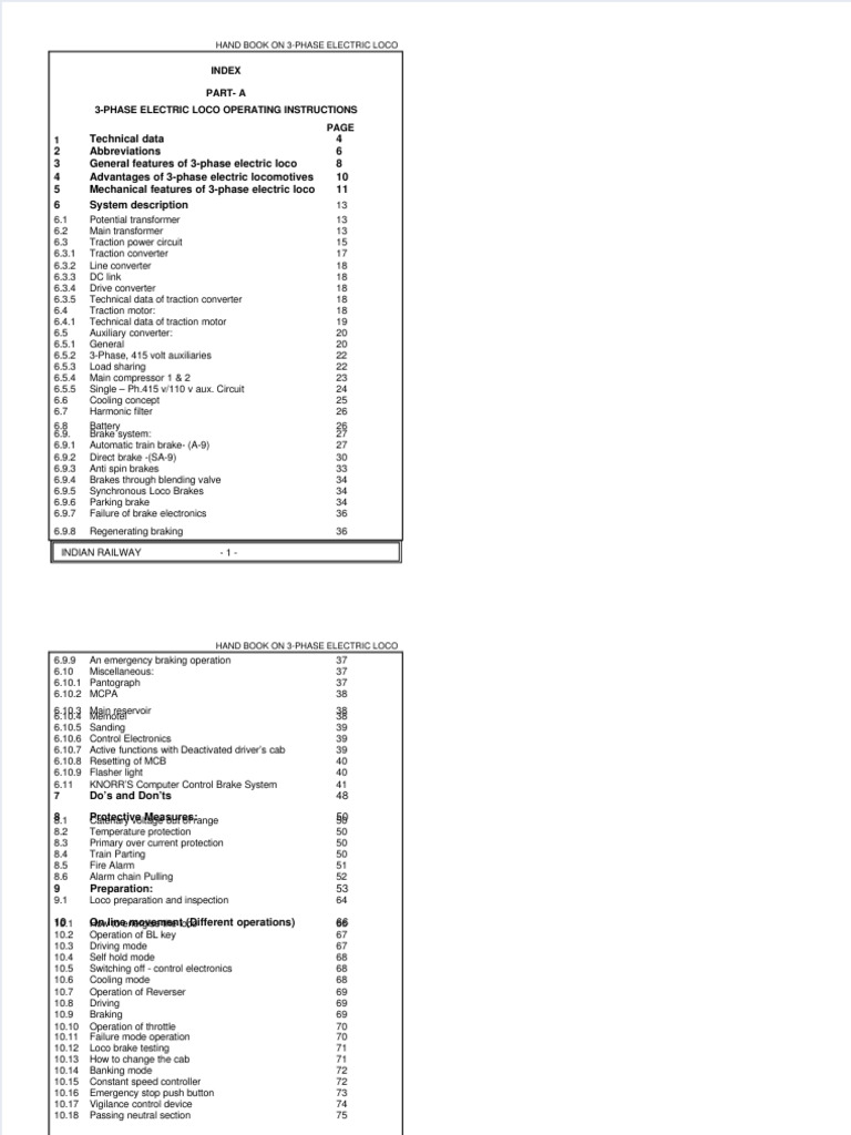 3 Phase Loco Book | PDF | Locomotives | Alternating Current