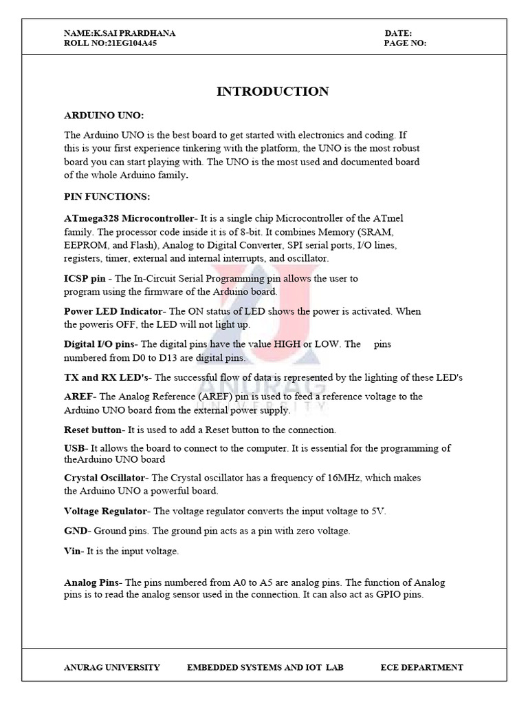 Esiot 1 | PDF | Raspberry Pi | Arduino