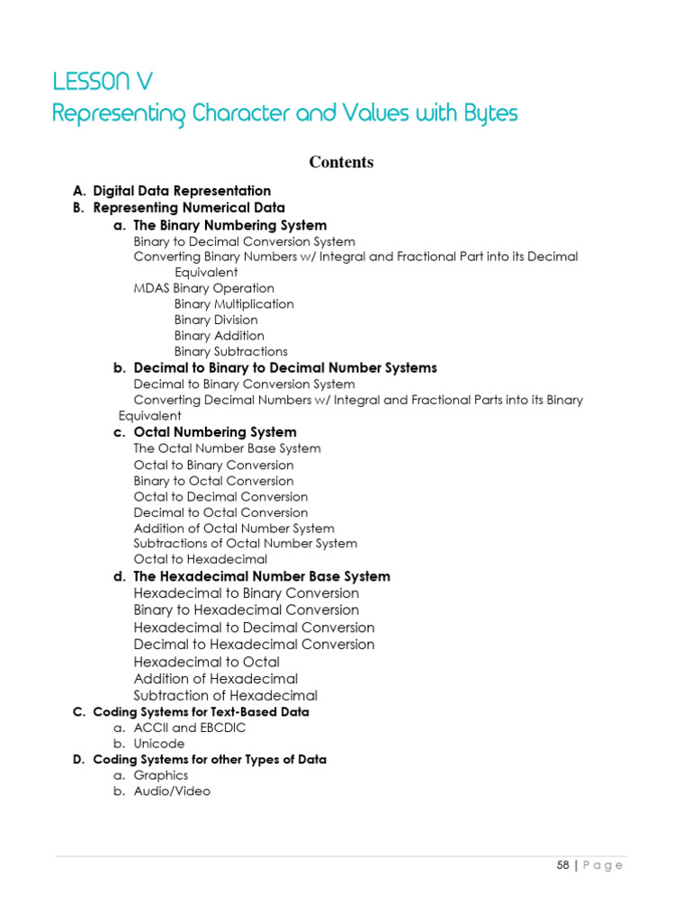 The Number System | PDF | Byte | Division (Mathematics)
