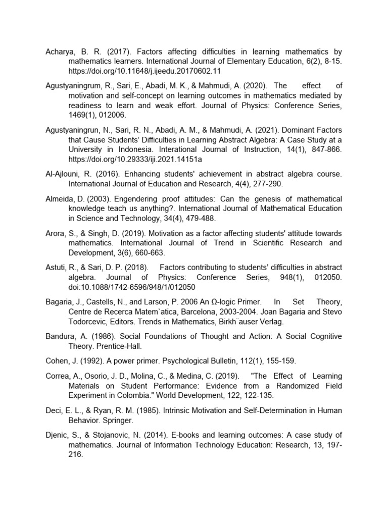 Acharya | PDF | Mathematics | Cognition