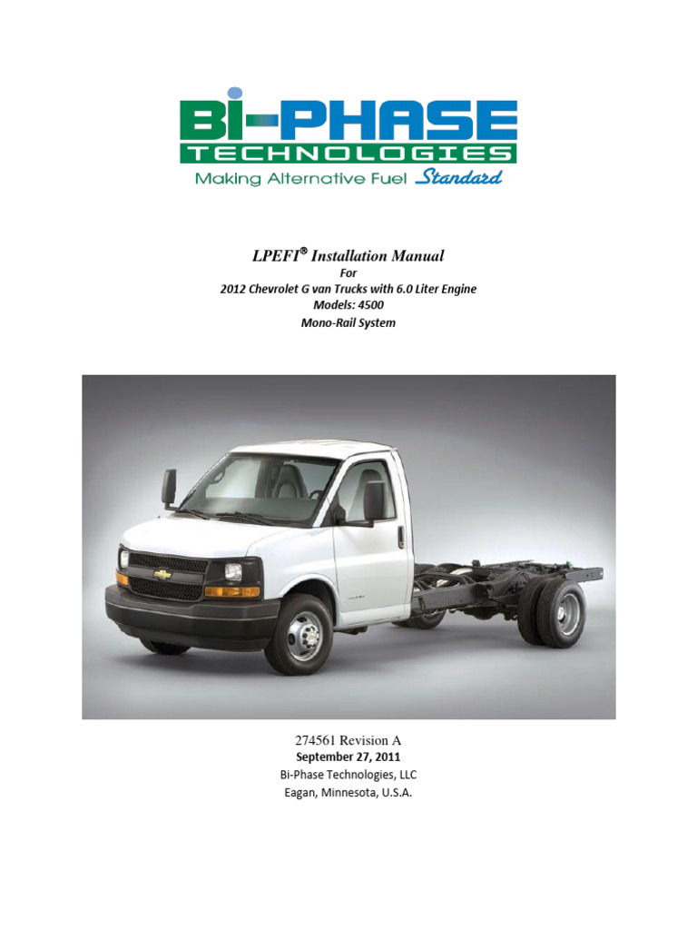 GM 6.0L 2012 | PDF | Propane | Electrical Connector