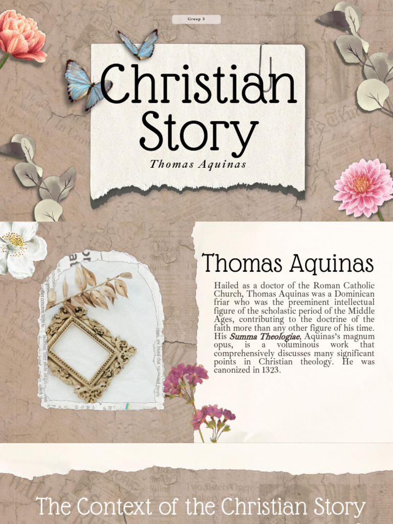 The Context of The Christian Story | PDF | Thomas Aquinas | Conscience