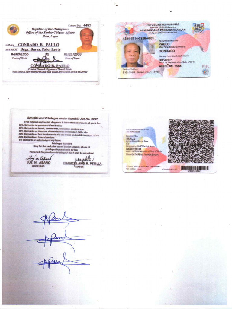 C. R. P. 2 Valid I.D. | PDF