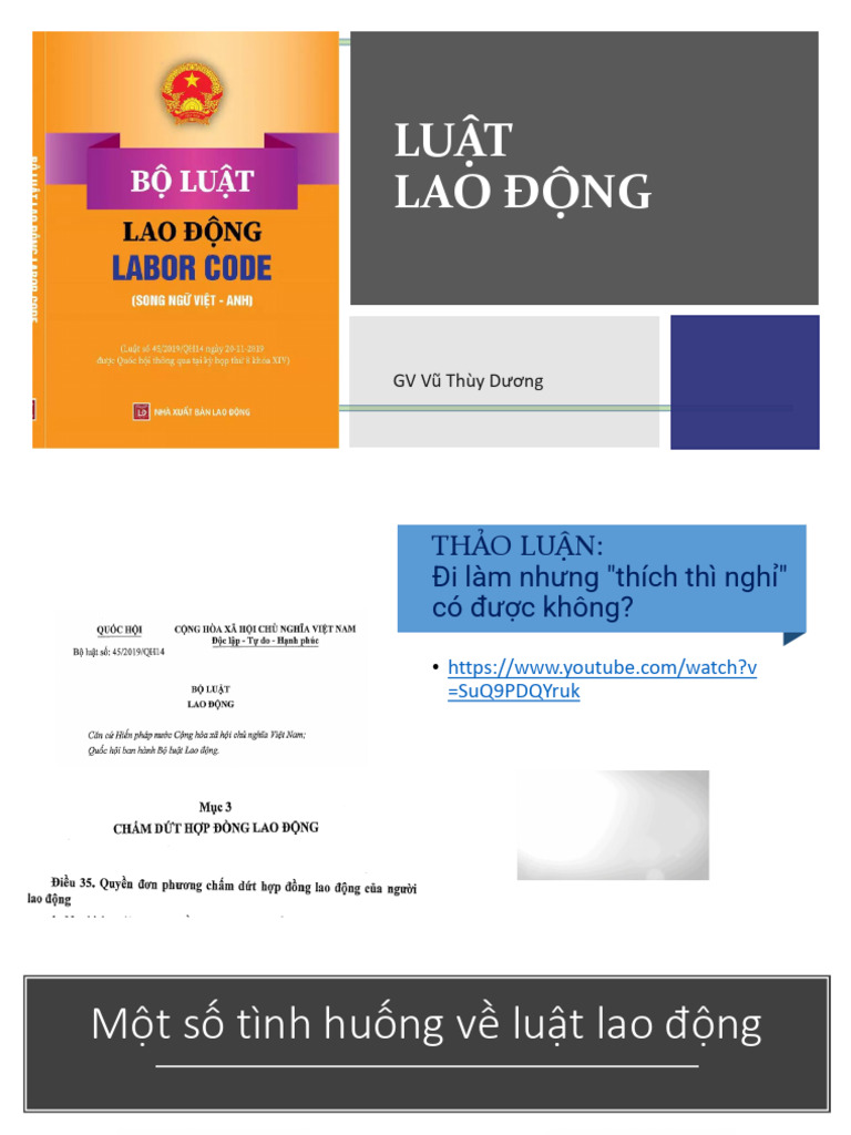 2023plđc- Luật Lao Động | PDF