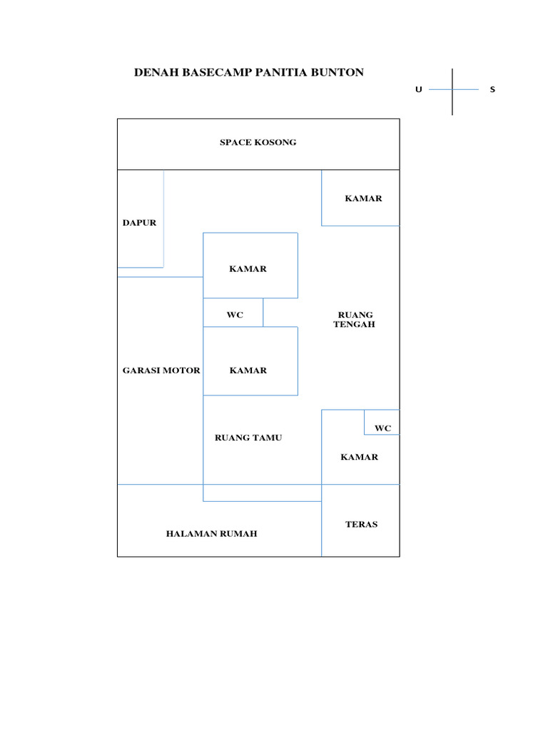 Denah Basecamp Panitia Bunton | PDF