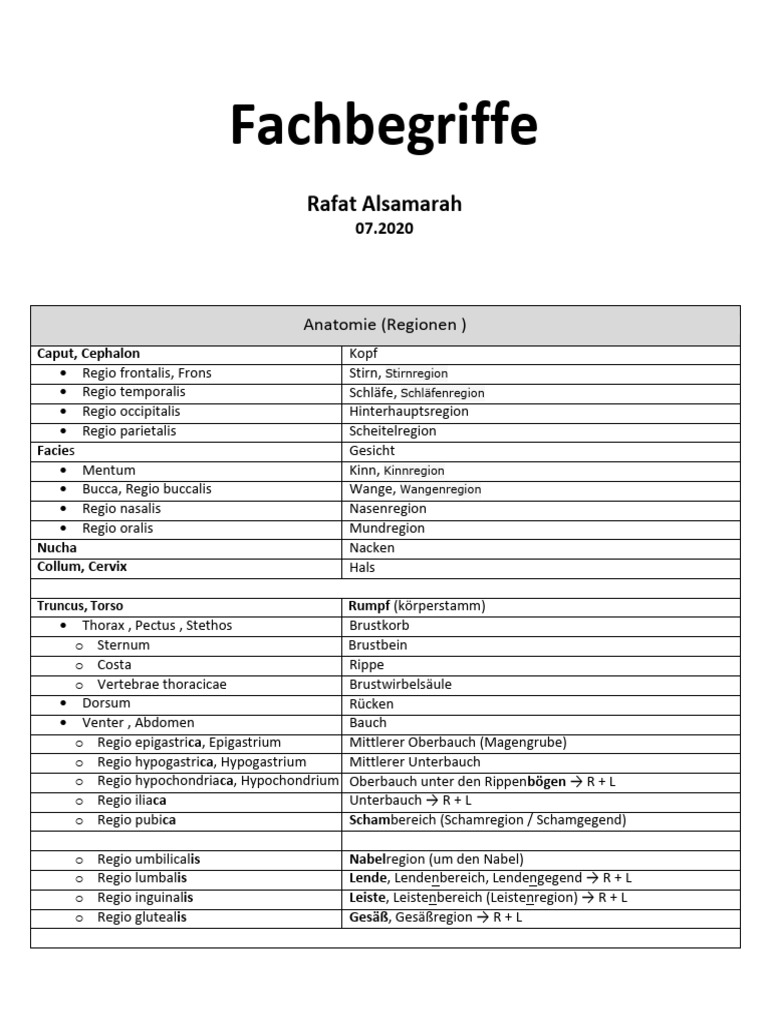 Fachbegriffe | PDF