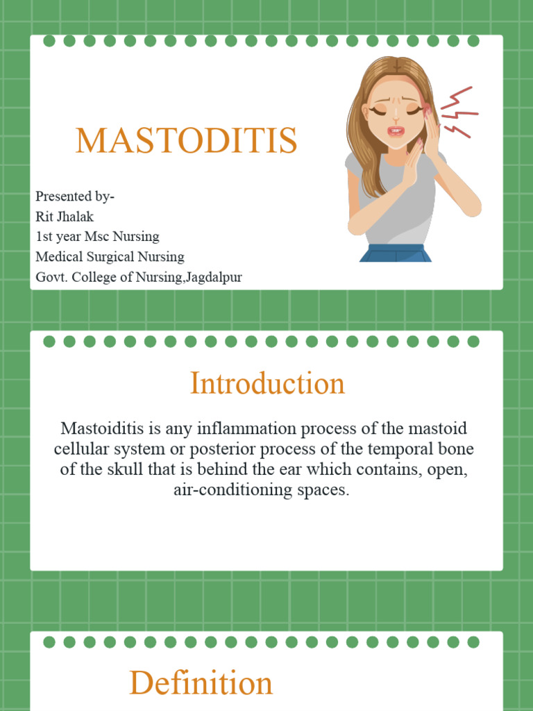 Mastoditis | PDF | Ear | Surgery