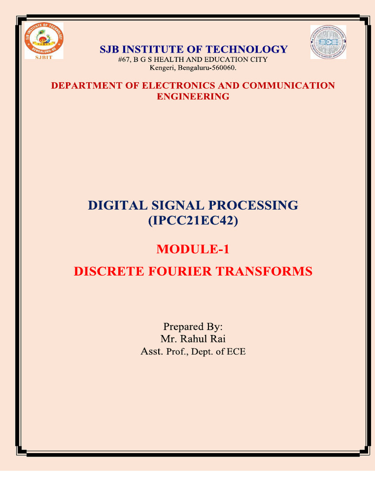 21ec42 Module 1 | PDF