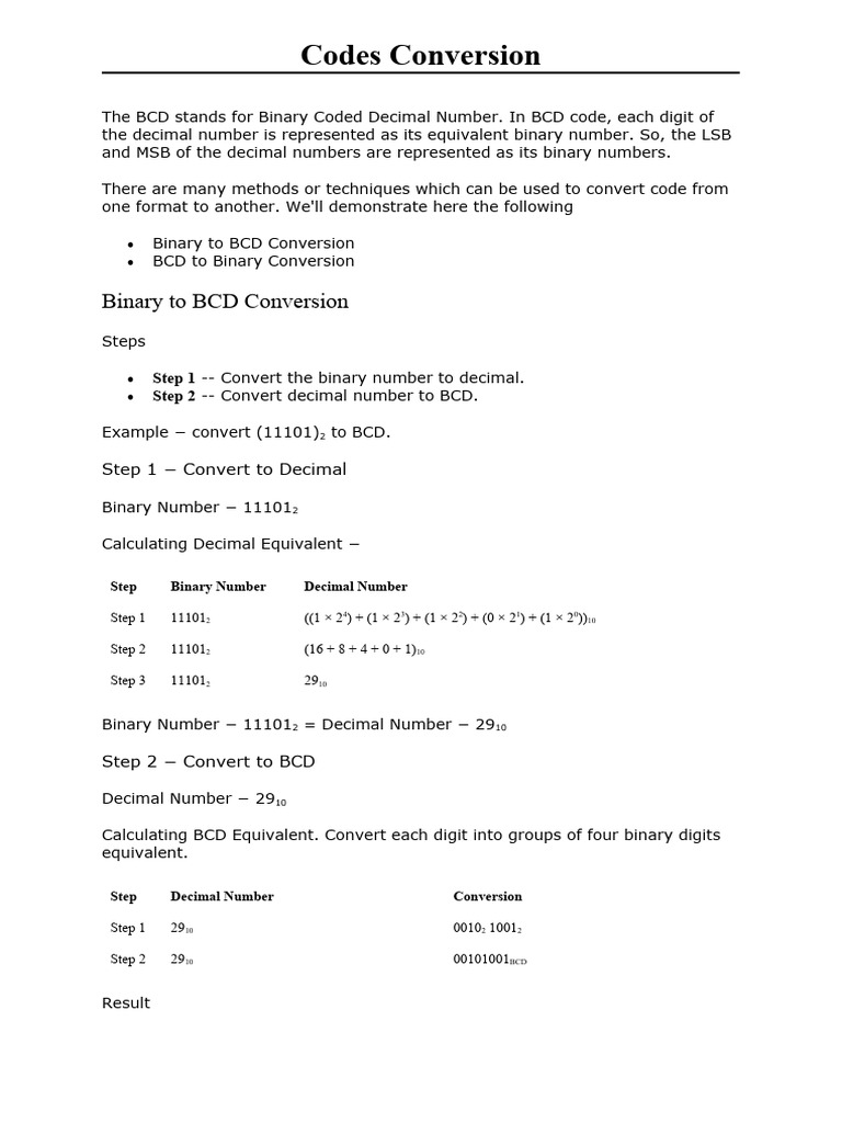 Unit 4 | PDF | Binary Coded Decimal | Computer Engineering Unit 4 | PDF | Binary Coded Decimal | Computer Engineering