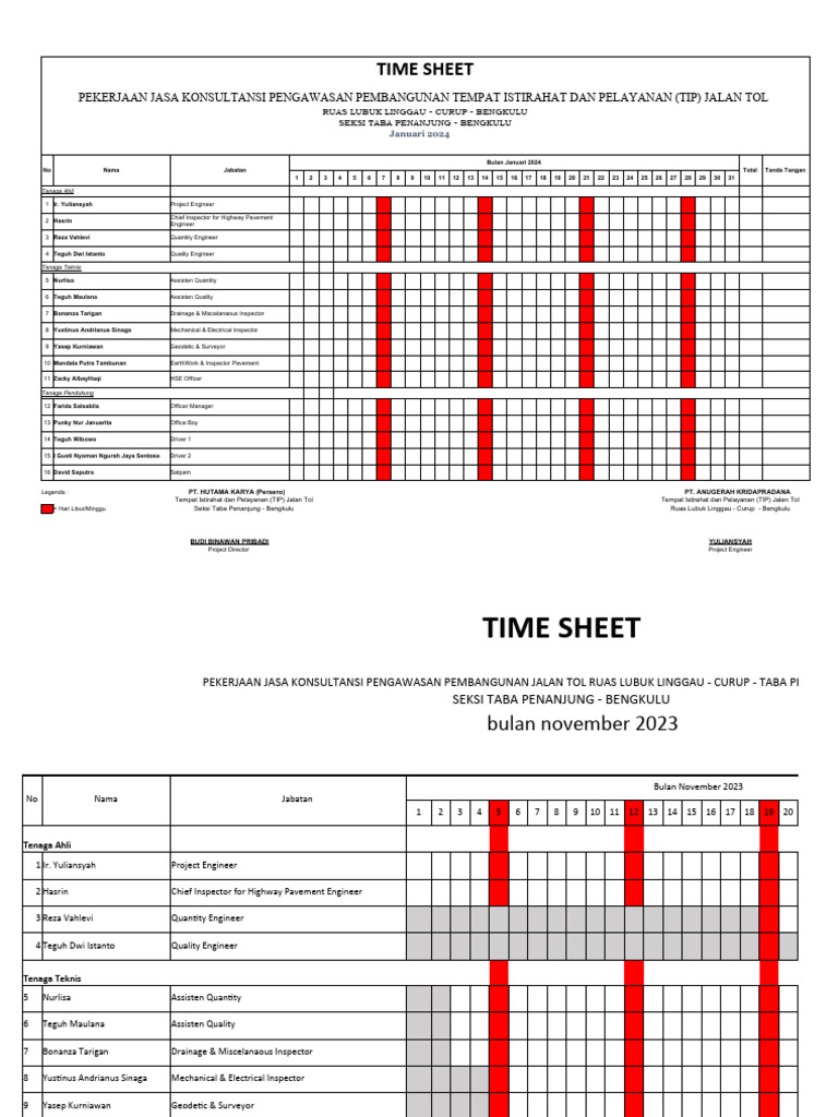 Time Sheet | PDF