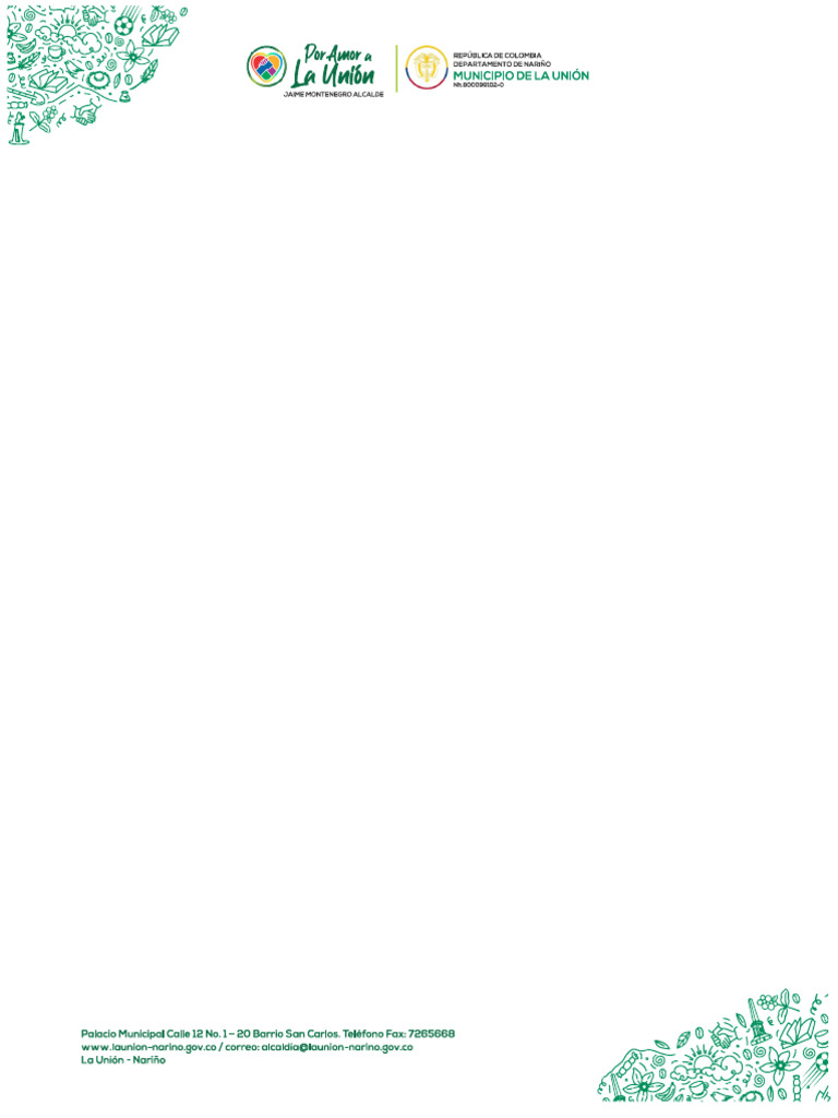 Membrete Jaime Montenegro | PDF