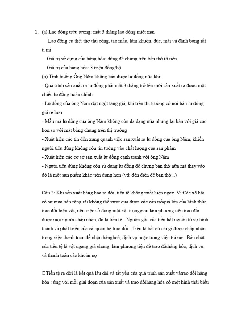 BT Nhóm Chương 2 KTCT | PDF