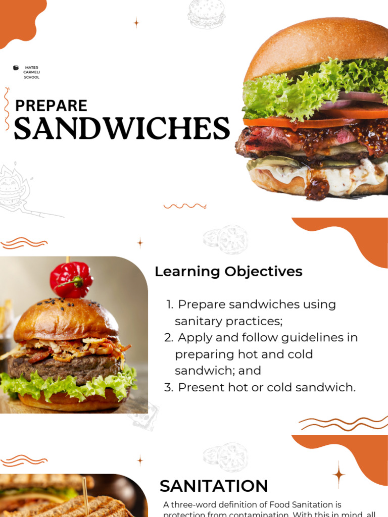 Module 1 - Sandwiches Intro | PDF | Sandwich | Hamburgers