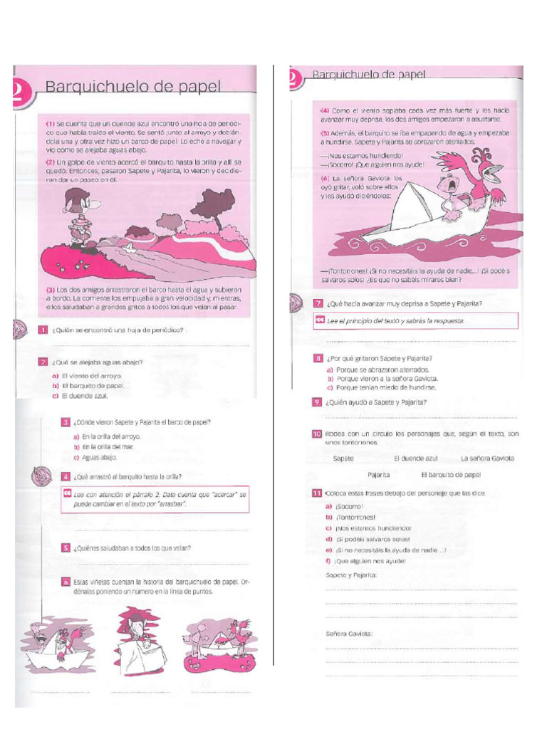 Comprension Lectora 4 | PDF