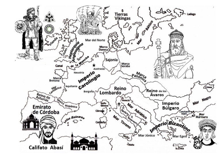 Mapa Imperio Carolingio | PDF