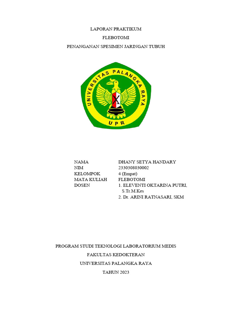 Praktikum Fiksasi Jaringan Tubuh | PDF | Sains & Matematika