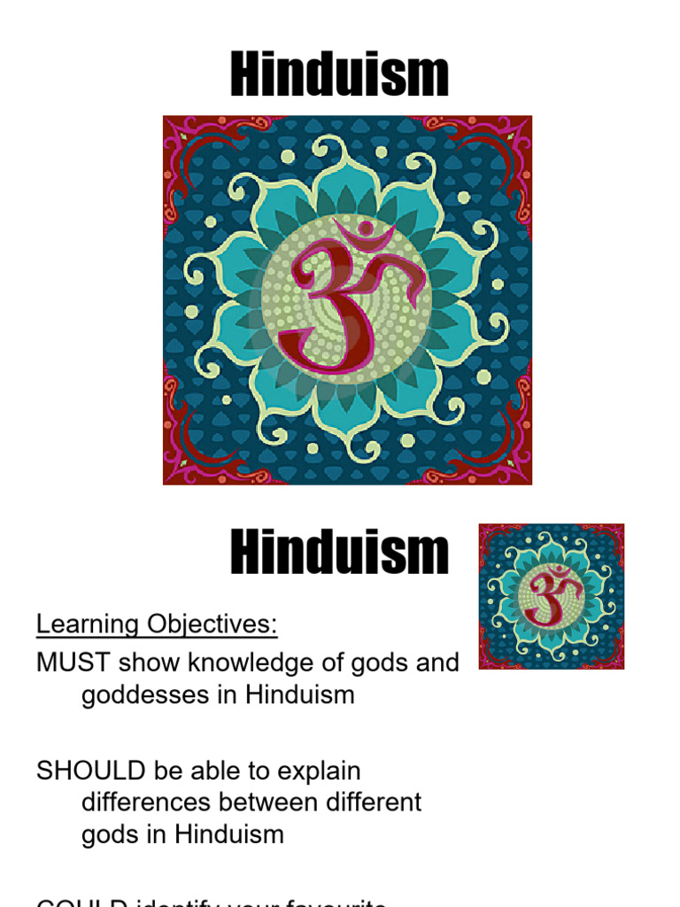 Hinduism PPTs 5 Lessons | PDF | Reincarnation | Brahman