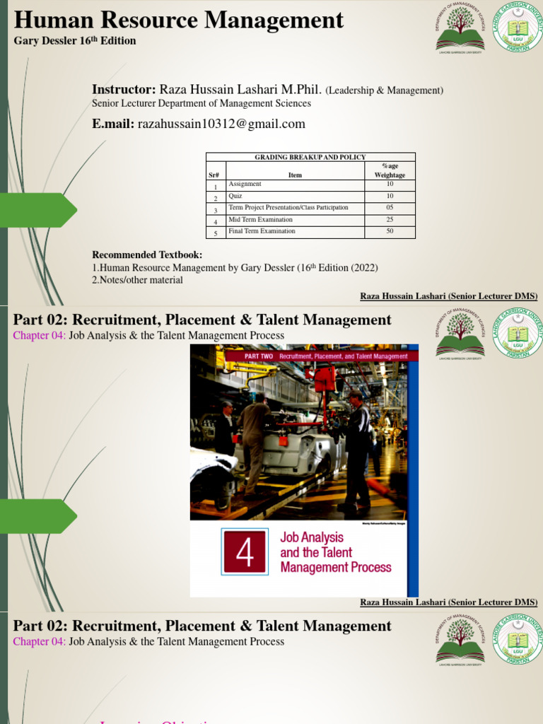 5th Week' Lectures | PDF | Talent Management | Recruitment