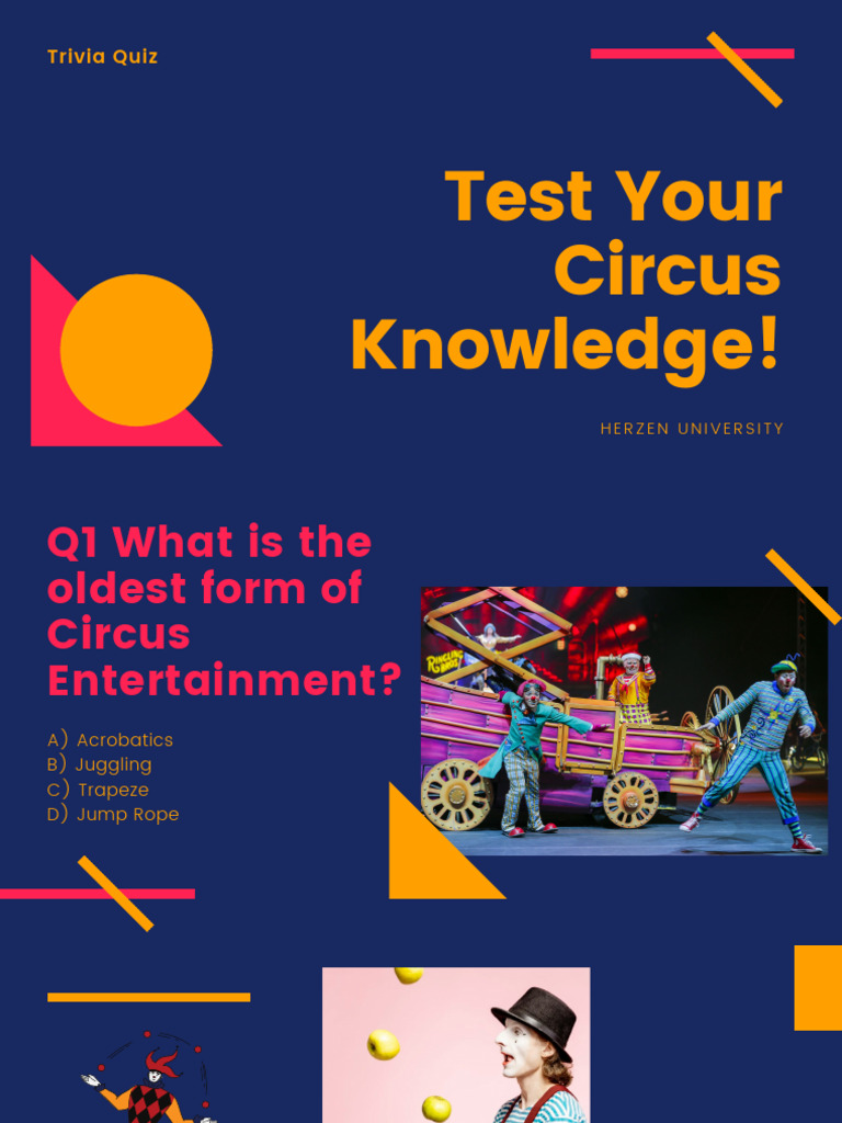 Circus Quiz | PDF | Clown | Circus