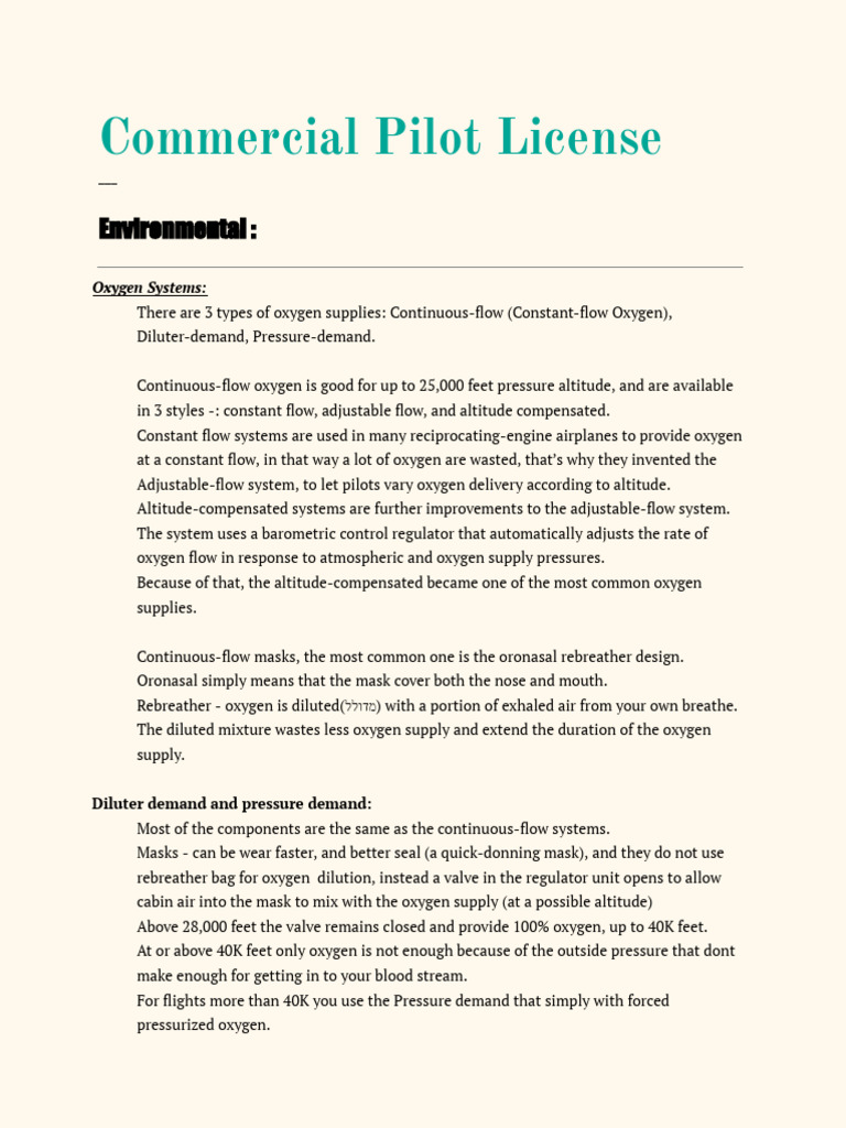 CPL Check Ride Prep | PDF | Altitude | Aviation