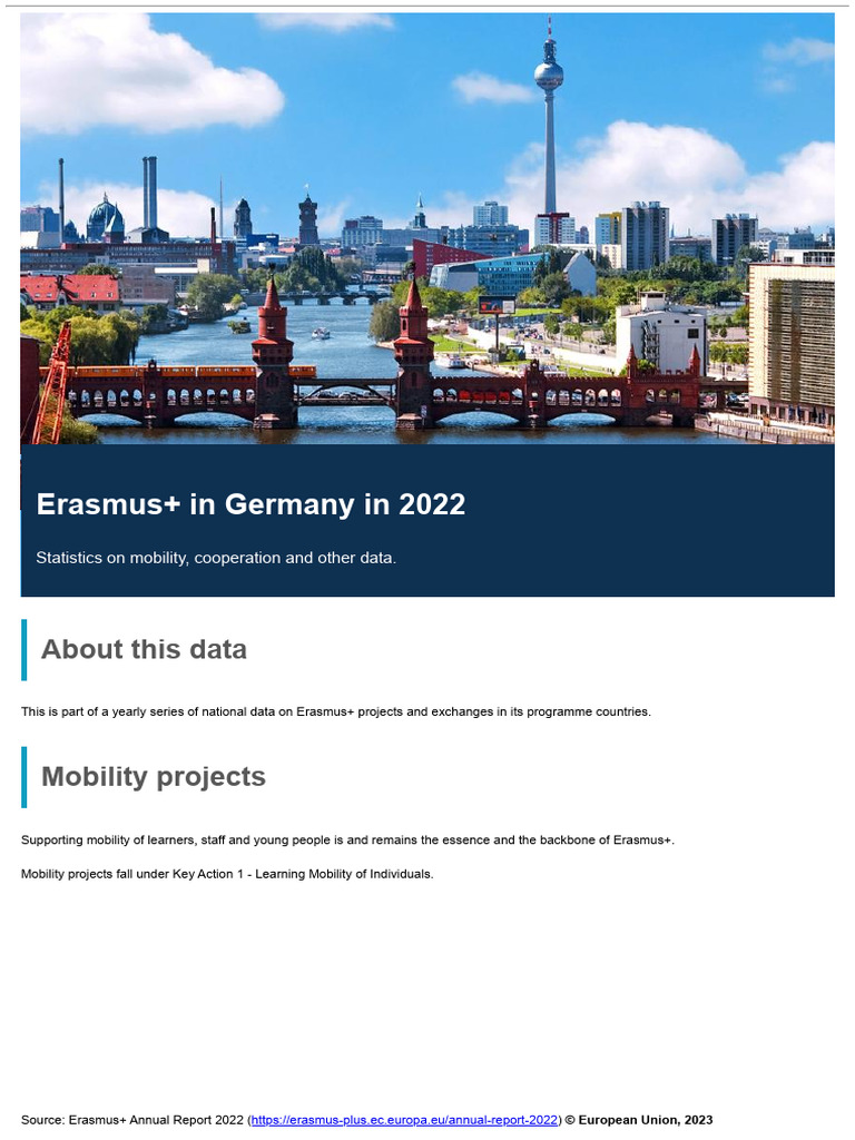 Erasmus+Germany in 2022 | PDF | European Union | Learning