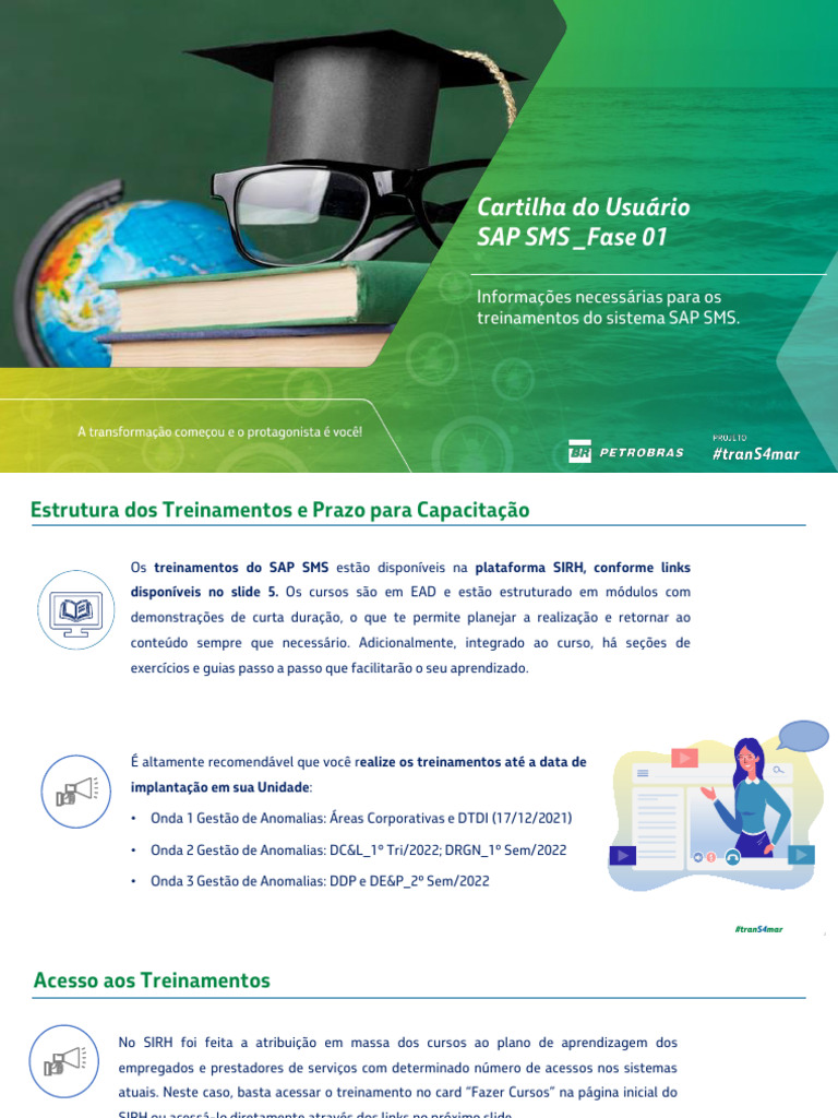 Treinamentos SAP SMS para Usuários | PDF | Rede de computadores ...