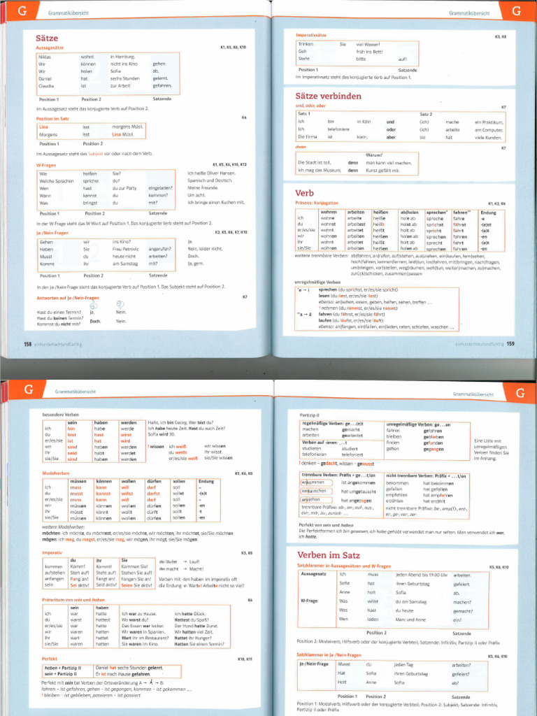 Gramatica A1.2 | PDF