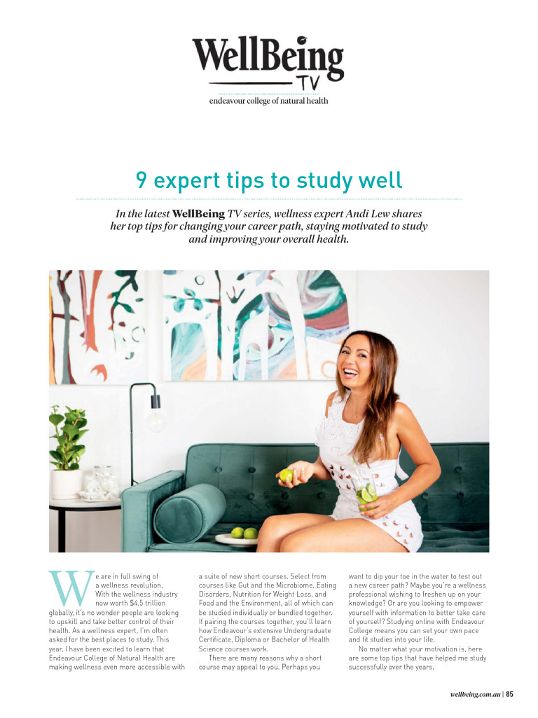 9 Tips To Study Well | Download Free PDF | Sleep | Neuroscience