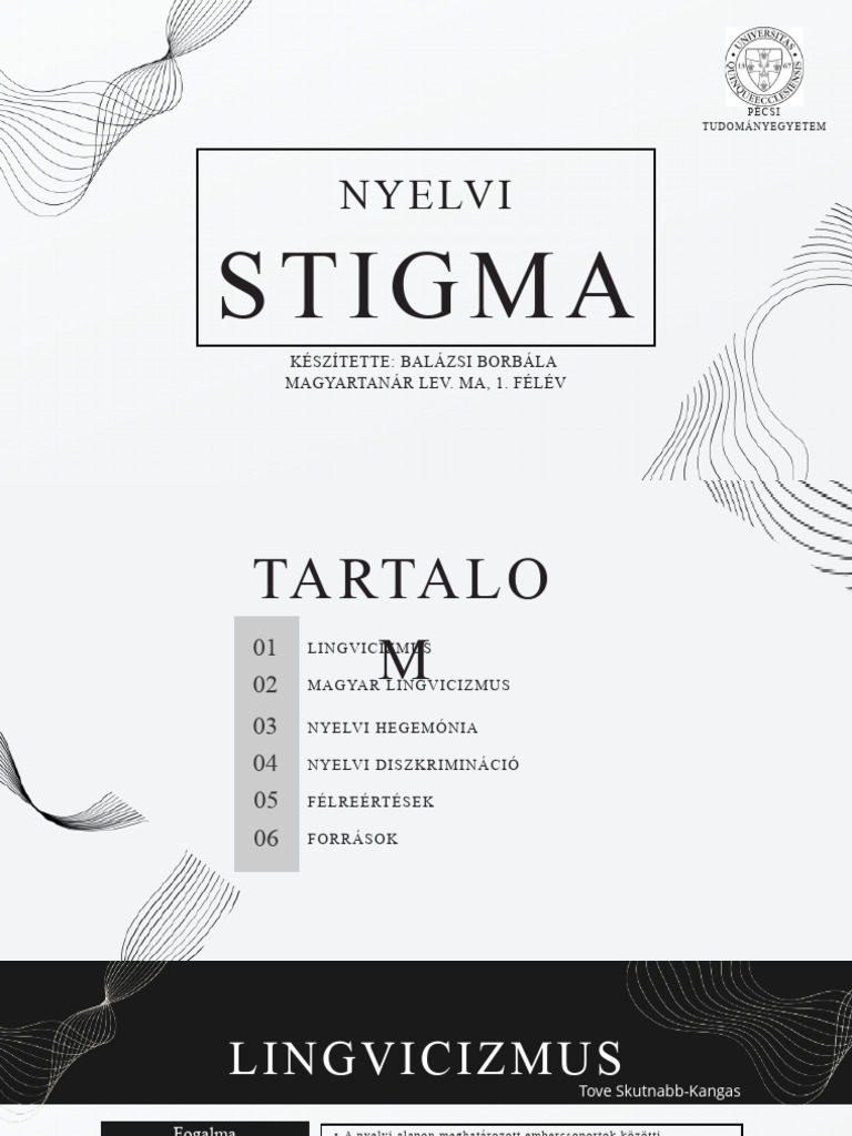 Balázsi Bori A Nyelvi Stigma | PDF