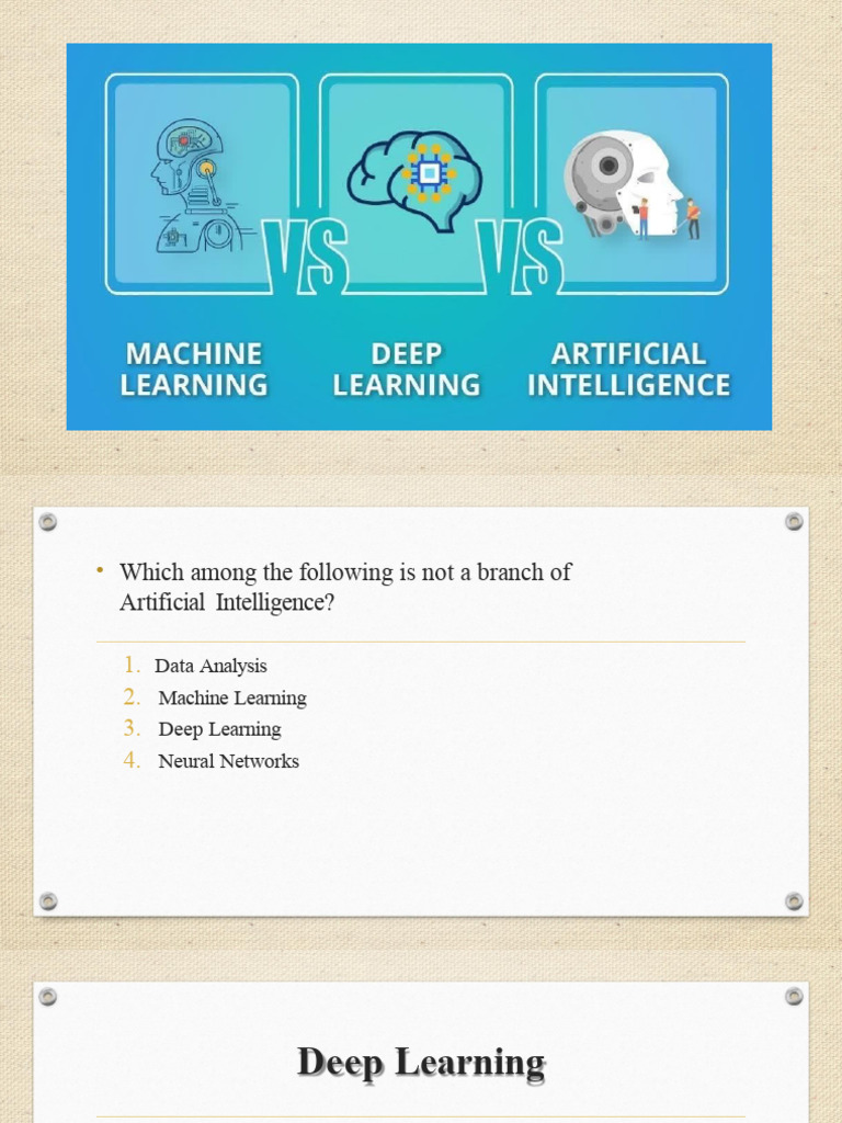 AI Vs ML Vs DL | PDF